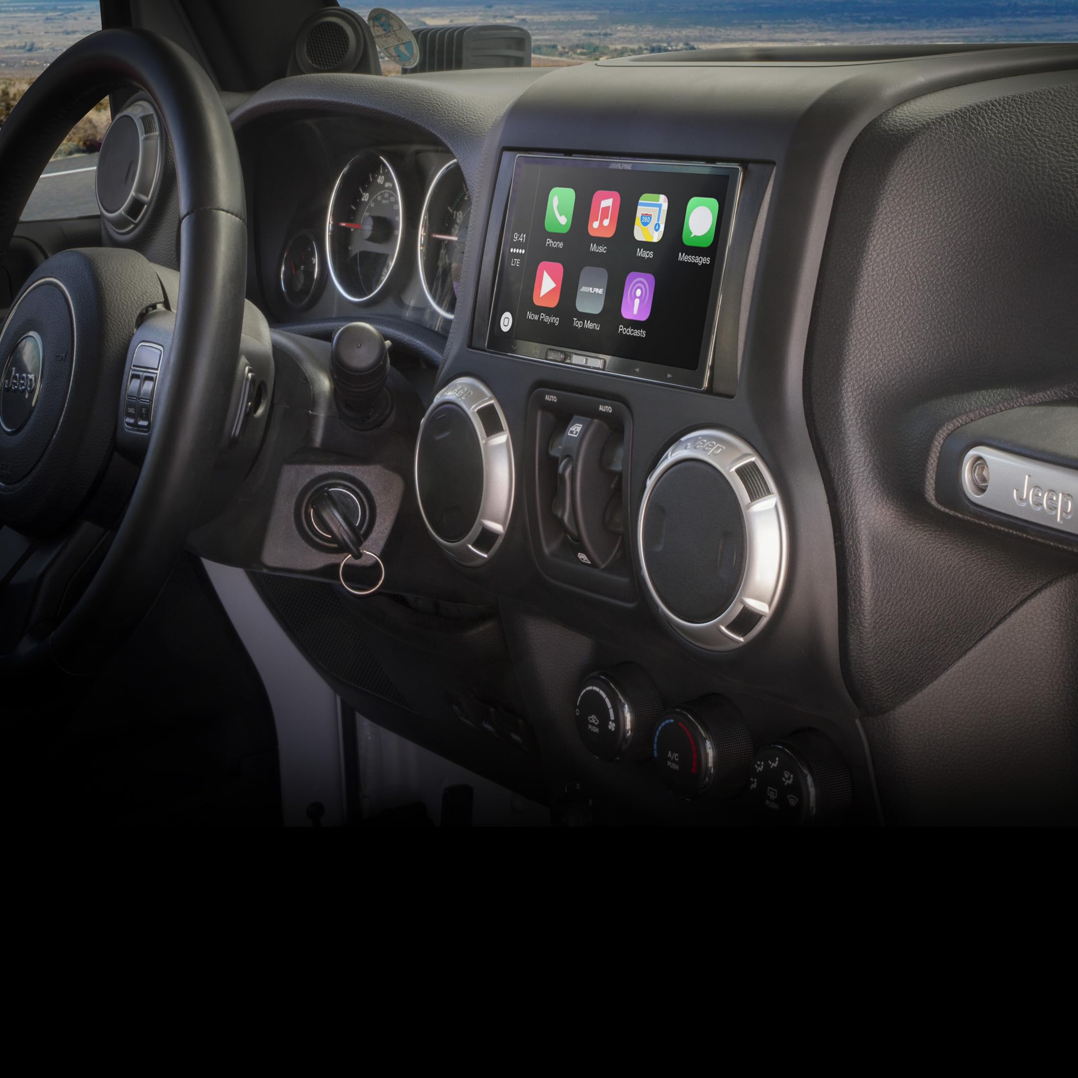 Scosche CR1291B Double DIN Radio Install Dash Kit Compatible with Select 2007-19 Chrysler, Dodge, Jeep, Mitsubishi and VW Vehicles - Car Stereo Install Kit - See Fit Guide in Images to Verify Vehicle