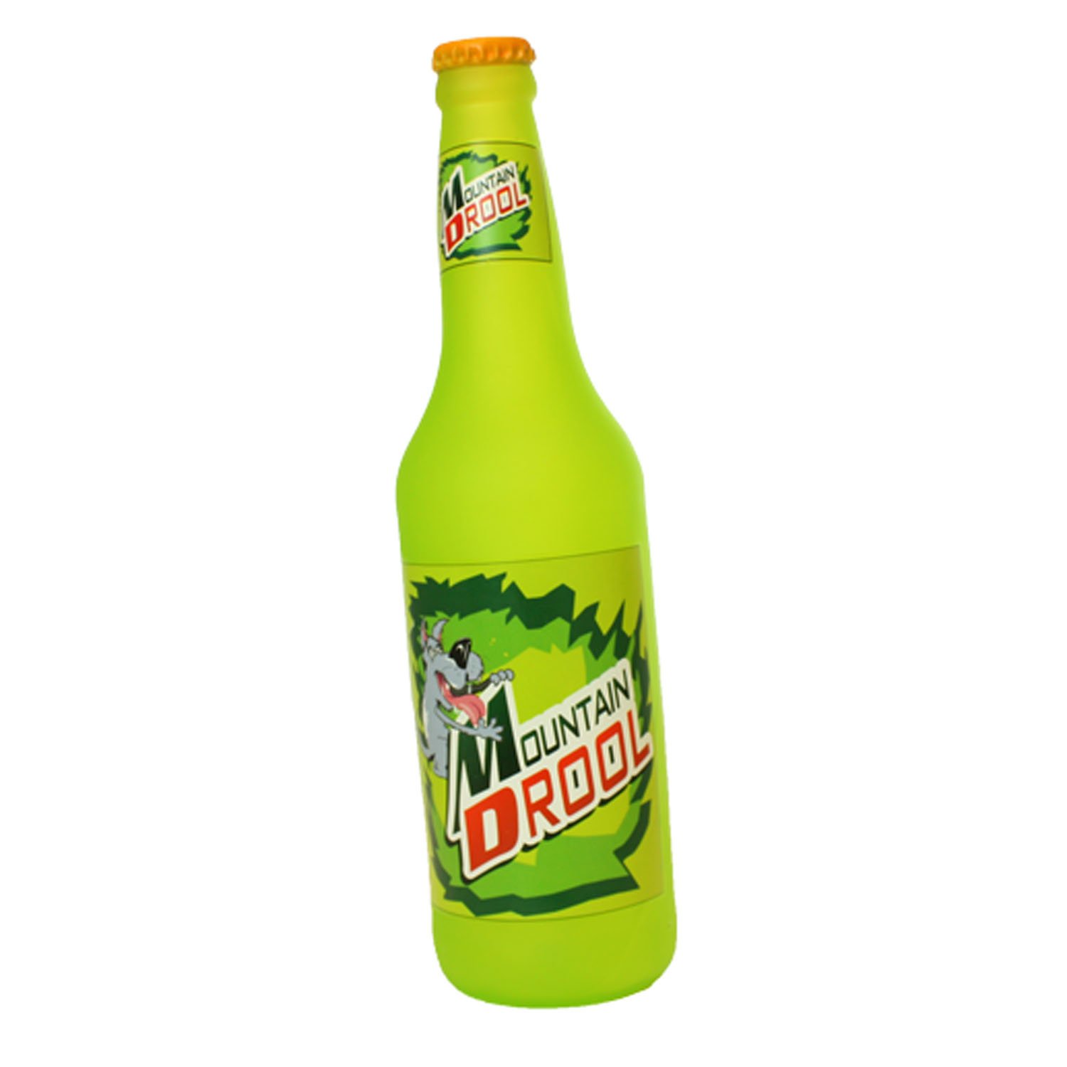 SILLY SQUEAKERS – Beer Bottles - Dog Toy - 100% Vinyl. Made Durable & Strong. Novelty Play Toy. 14 Bottles to Choose from and it Floats (Mountain Drool)