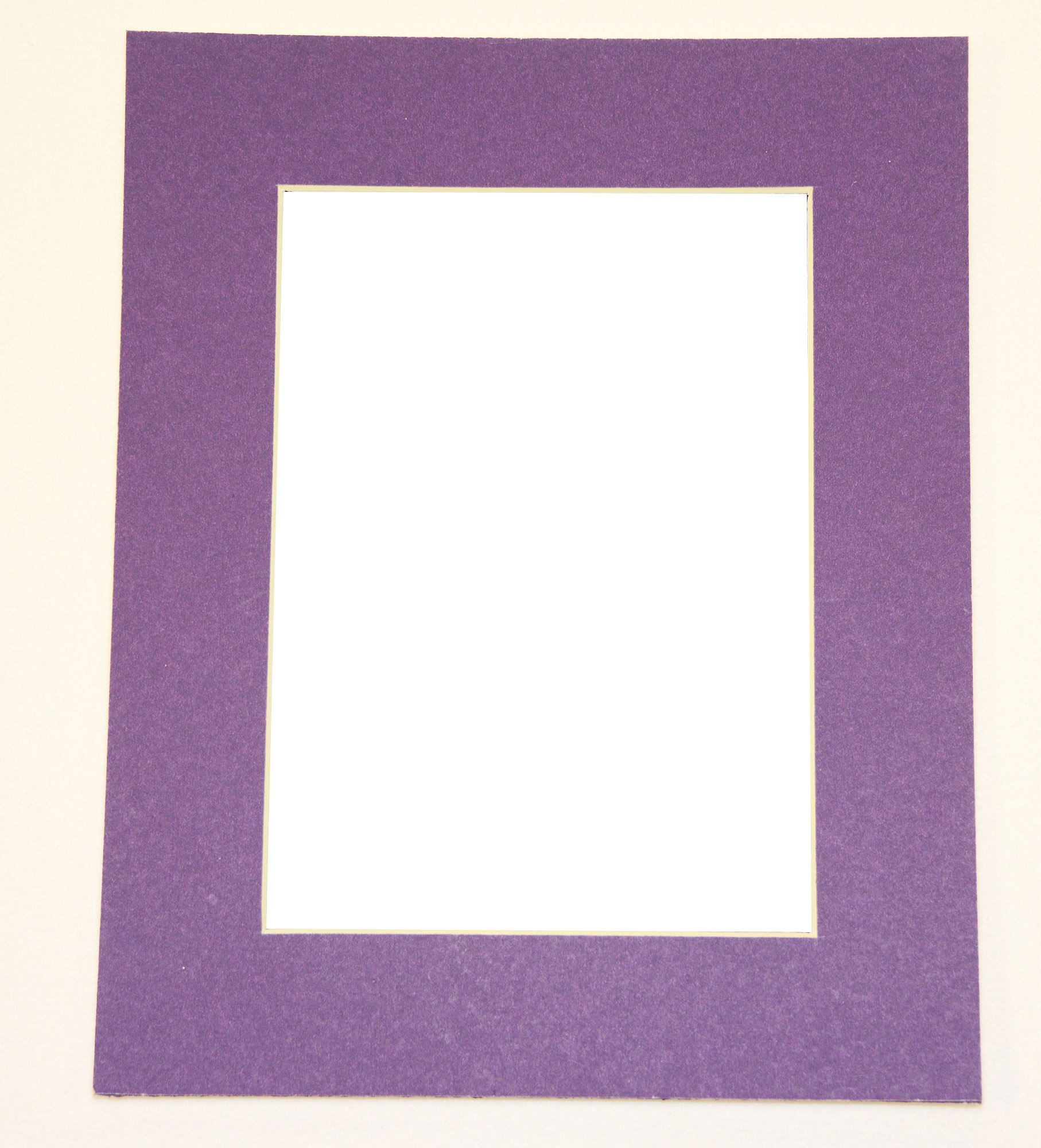 topseller100, Pack of 10 PURPLE 8x10 Picture Mats Matting with White Core Bevel Cut for 5x7 Pictures