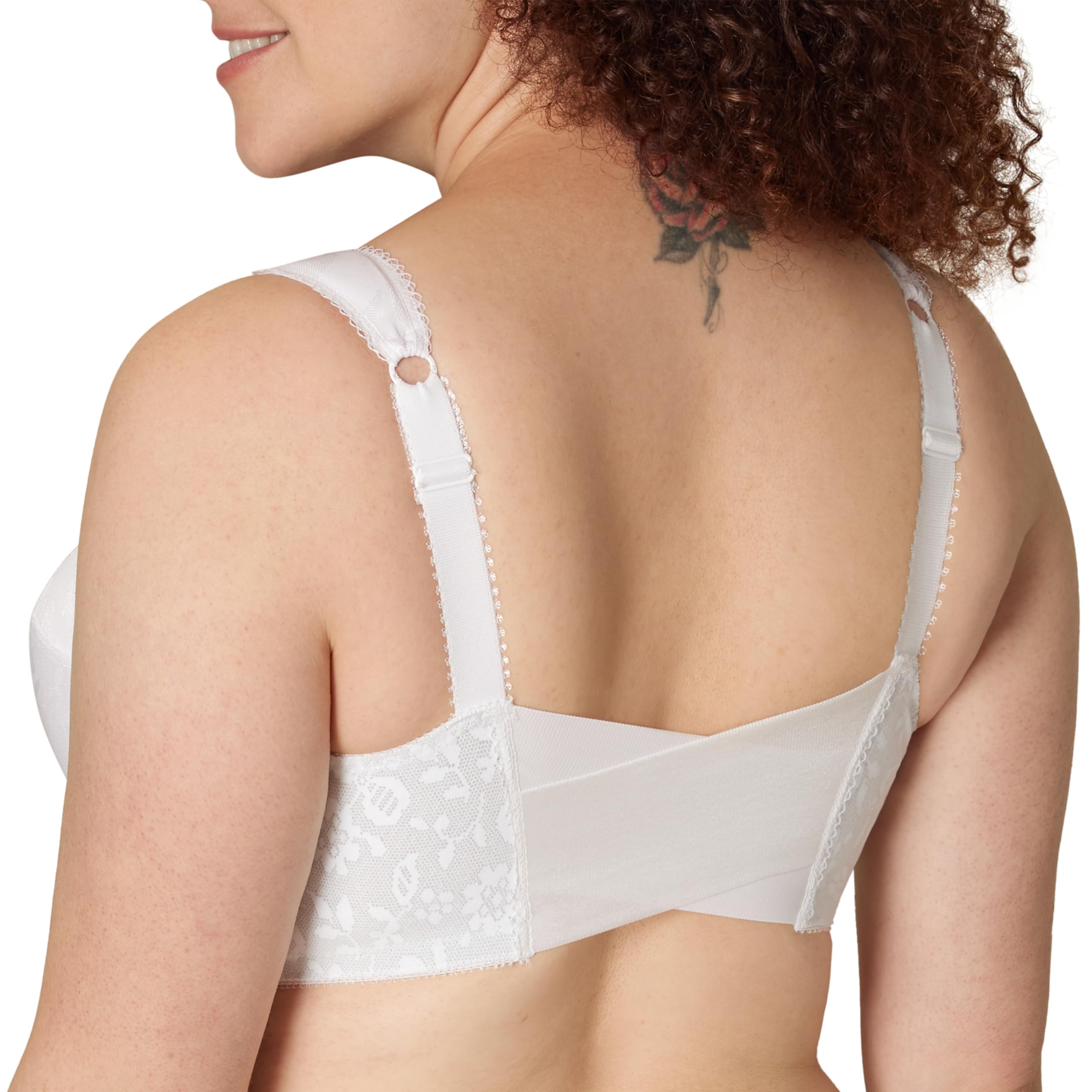 Playtex Women's 18 Hour Supportive Flexible Back Front Close Wireless Bra US4695