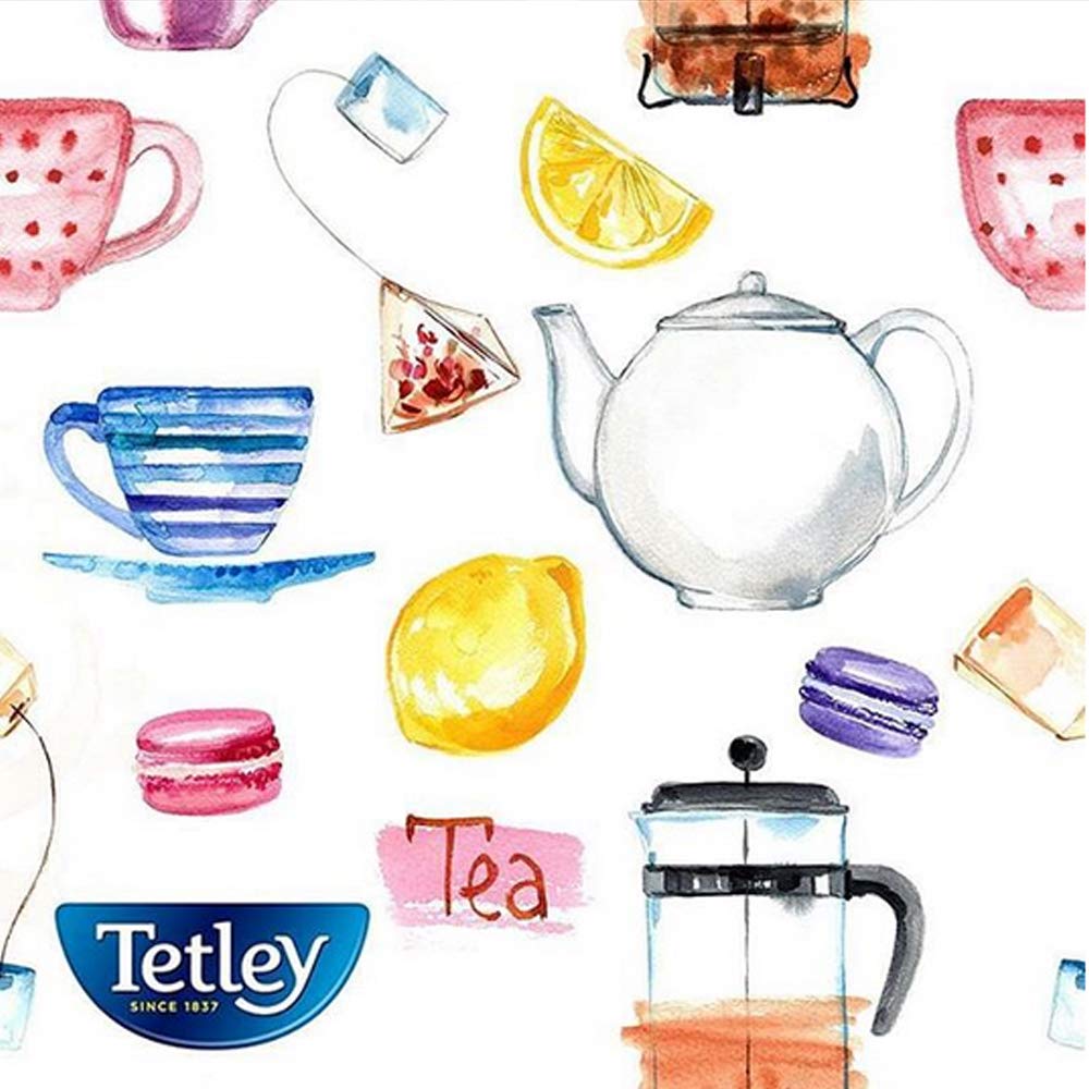 Tetley Natural Decaf Green Tea, Decaffinated Tea, 72 Teabags (Pack of 6), Rainforest Alliance Certified