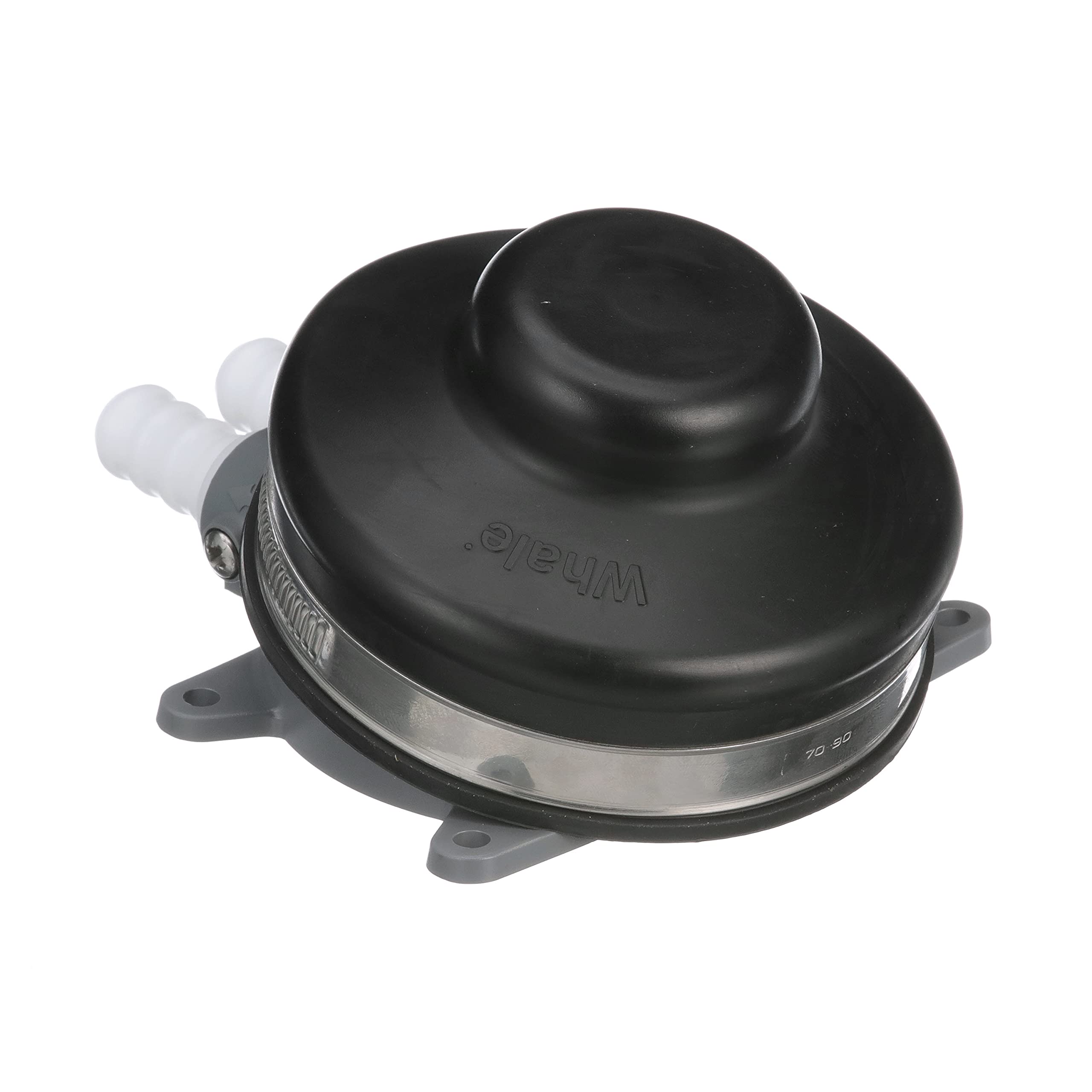 Whale GP4618 Babyfoot Manual Freshwater Galley Pump, Connects to ½-Inch Flexible Hose, 2.2 GPM Max Flow Rate Black