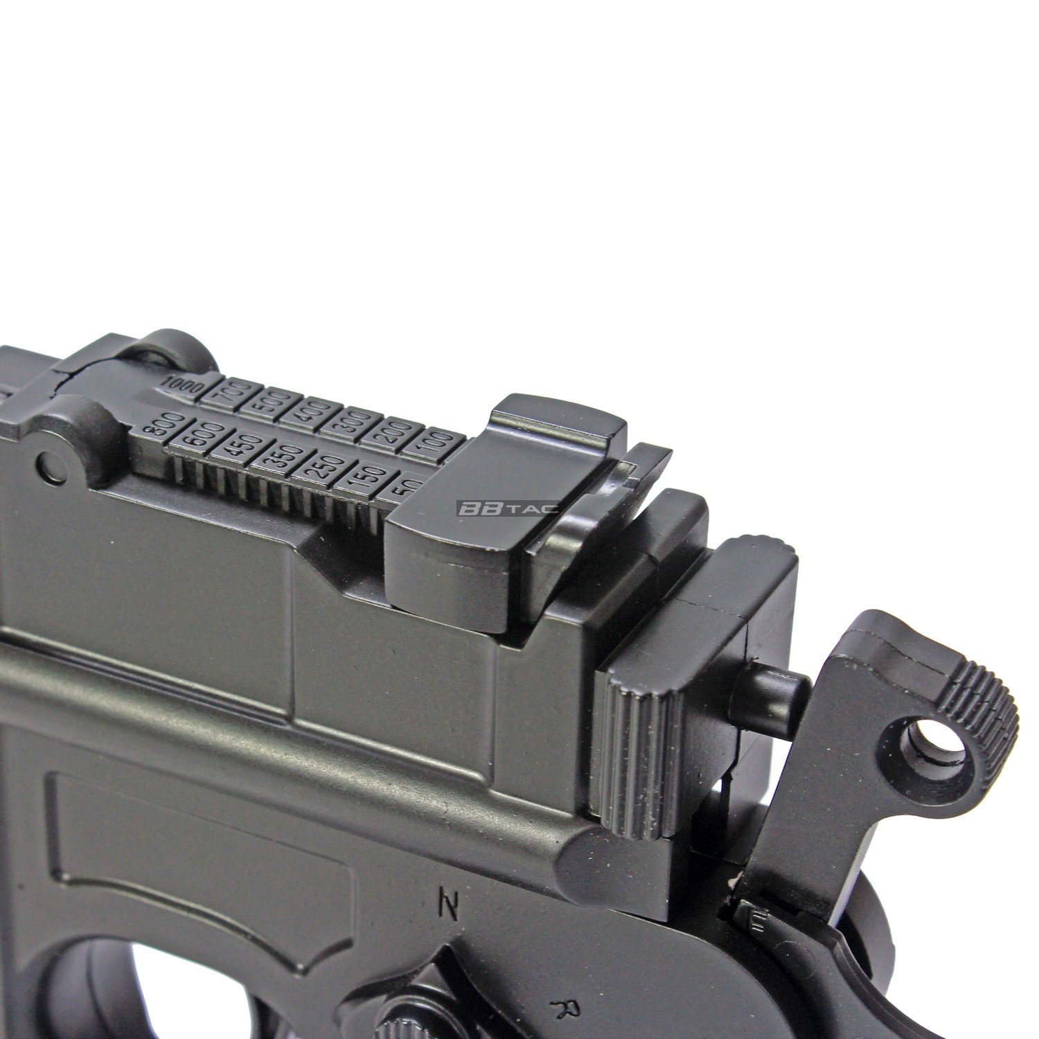 bbtac bt-712 world war ii 165 fps c96 metal zinc alloy airsoft pistol with magazine(Airsoft Gun)