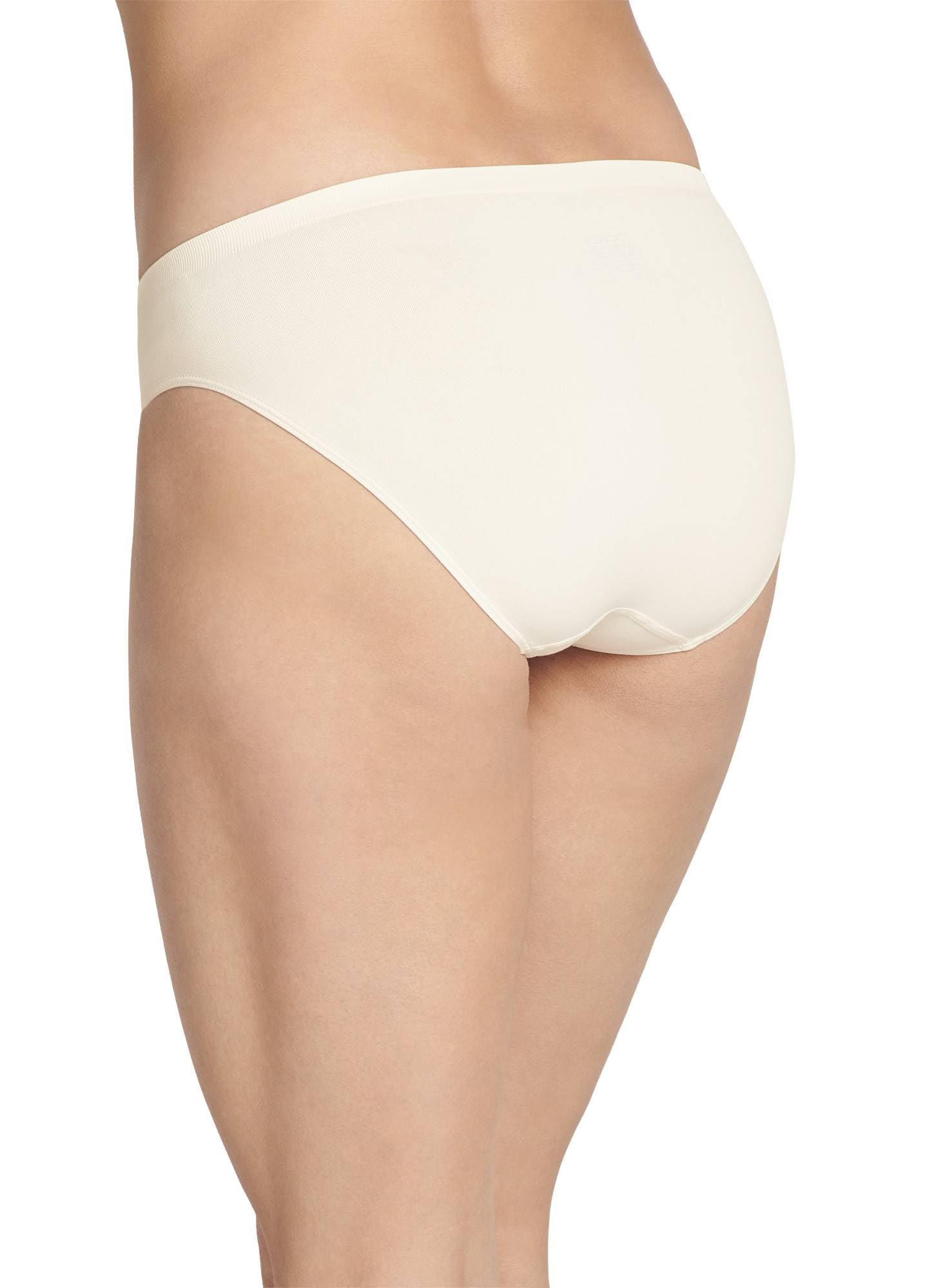 Jockey For Her Comfies 3-pk. Hi-Cut Panties 3326 IVORY/BLACK/WHITE 8