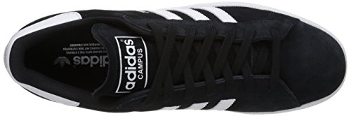 adidas Originals Men's Campus Fashion Sneaker,Black/White/Black,4.5 M US