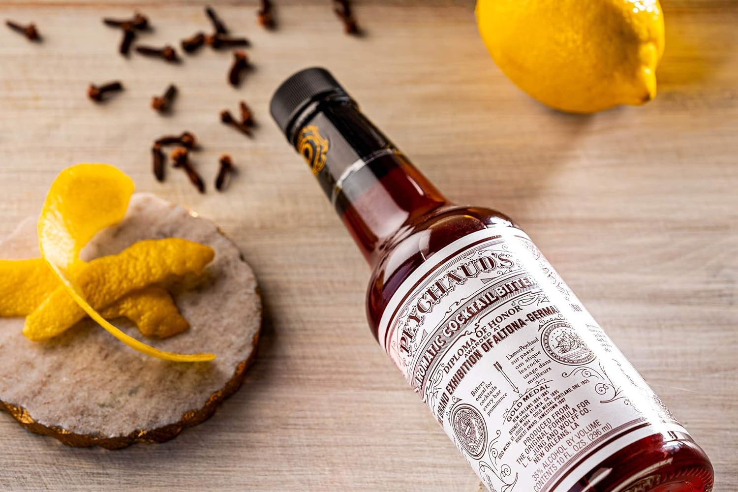 PEYCHAUD'S | Aromatic Cocktail Bitters | Premier, Gold Medal | 35% by Volume (5oz)