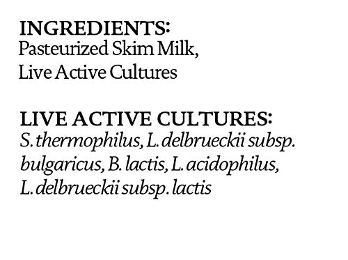 siggi's Icelandic Strained Nonfat Yogurt, Plain, 5.3 oz. Single Serve Cup โ Thick, Protein-Rich Yogurt Snack