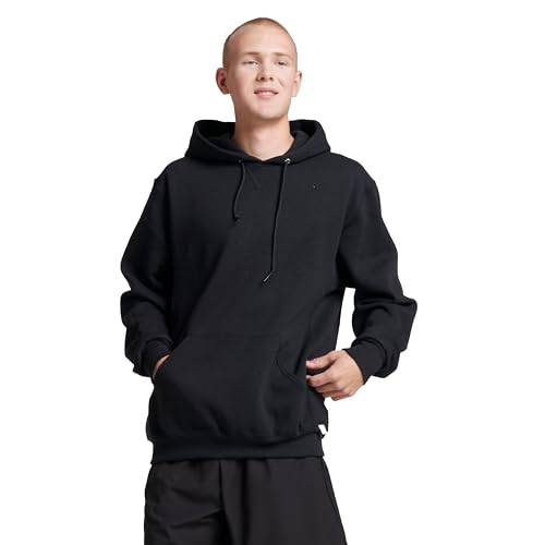 Russell Athletic Men's Dri Power Hooded Pullover Sweatshirt, Black, Medium