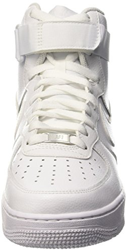 NIKE Men's Basketball Shoes, Blanc Cassé Blanco White White, 11