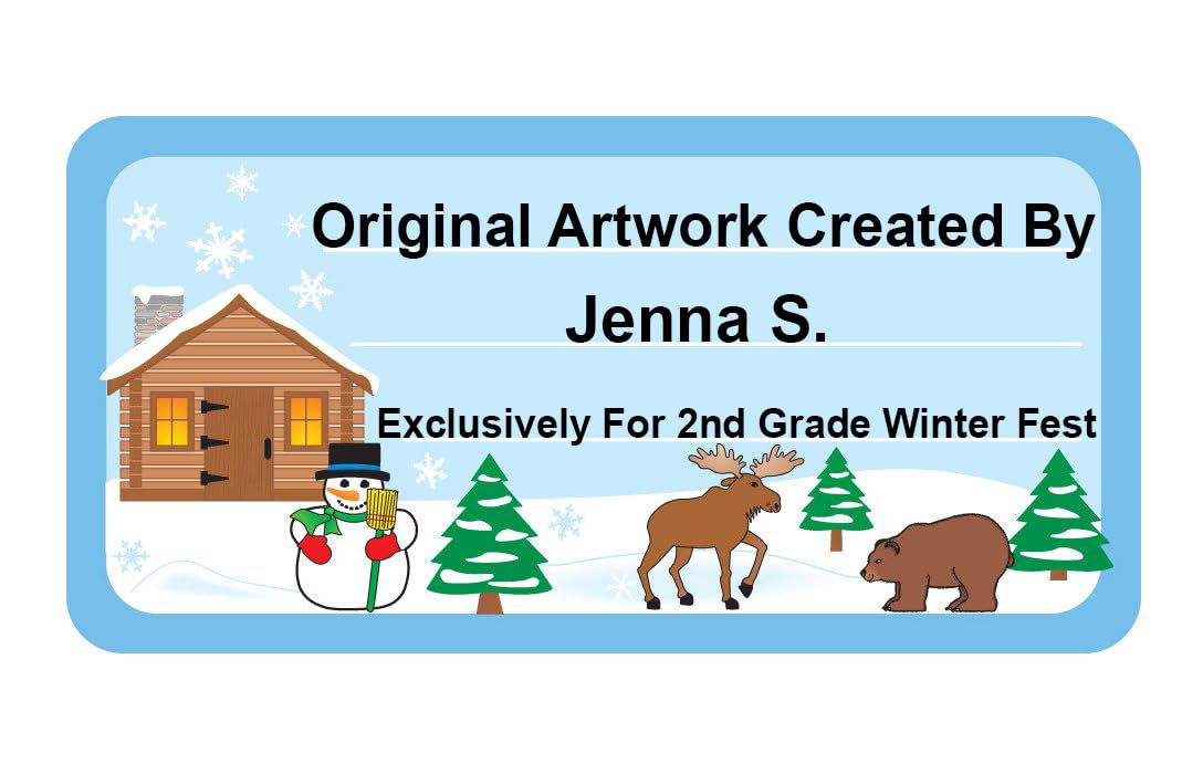 Winter Nametag/Labels