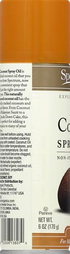 Spectrum Naturals Coconut Spray Oil, 6 fl oz