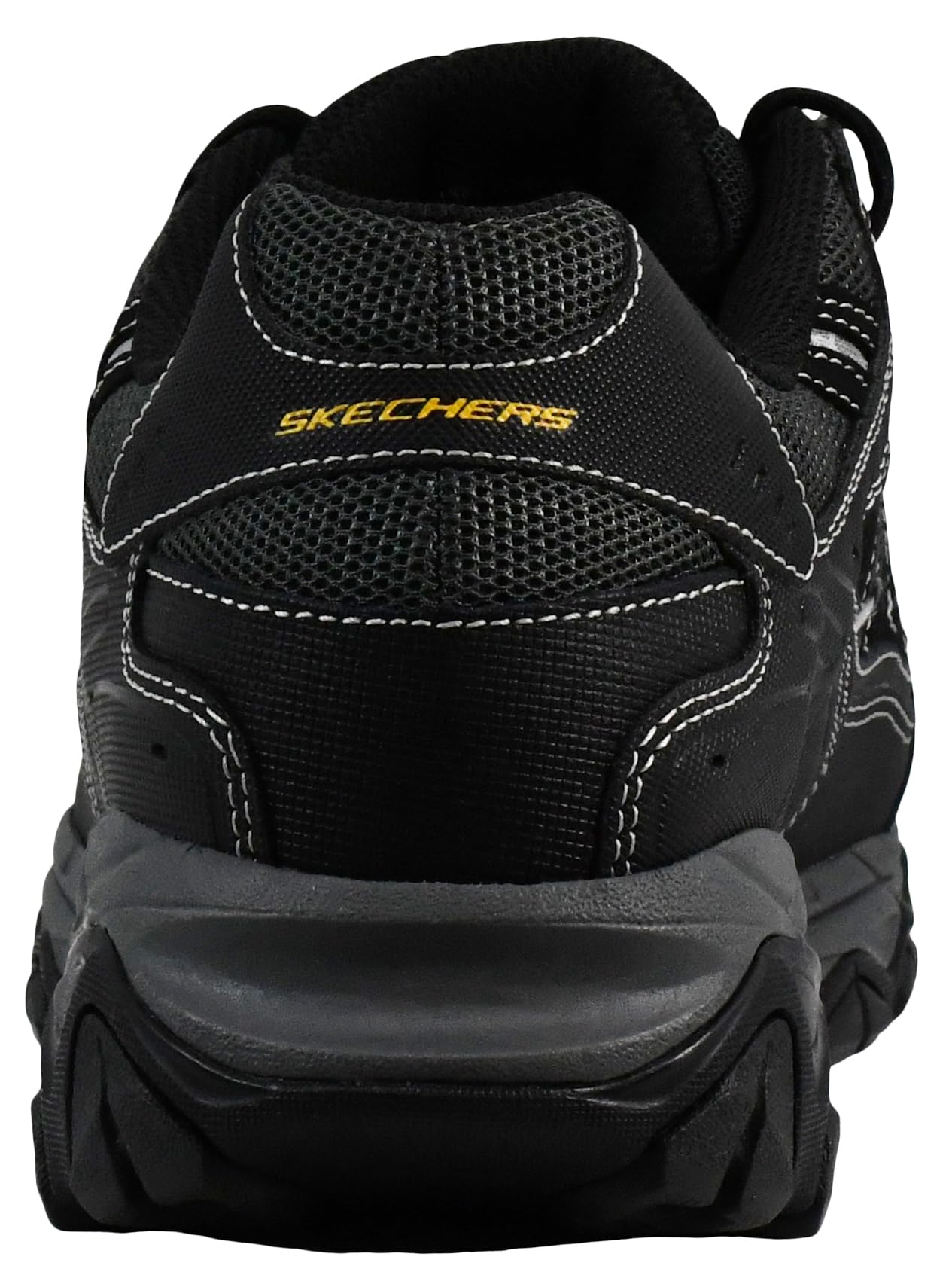Skechers Mens Afterburn M. Fit Fashion-sneakers, Black/Charcoal, 10 US