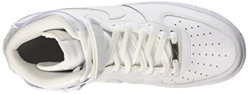 NIKE Men's Basketball Shoes, Blanc Cassé Blanco White White, 11