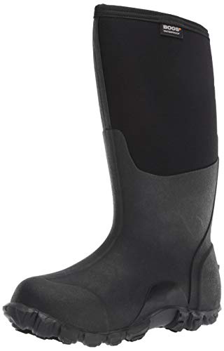 Bogs Men's Classic High-M Waterproof Insulated Rain Boot, Black, 16 D(M) US