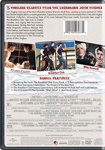 John Hughes Yearbook Collection (The Breakfast Club / Sixteen Candles / Weird Science)