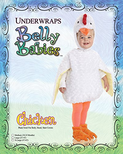 Underwraps Baby's Chicken Belly-Babies, White, Large