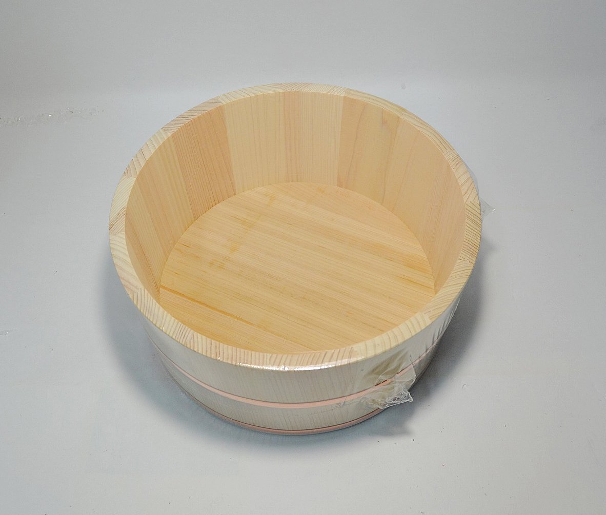 Made in Japan Hinoki Oke Pure Wood Bathtub Bucket