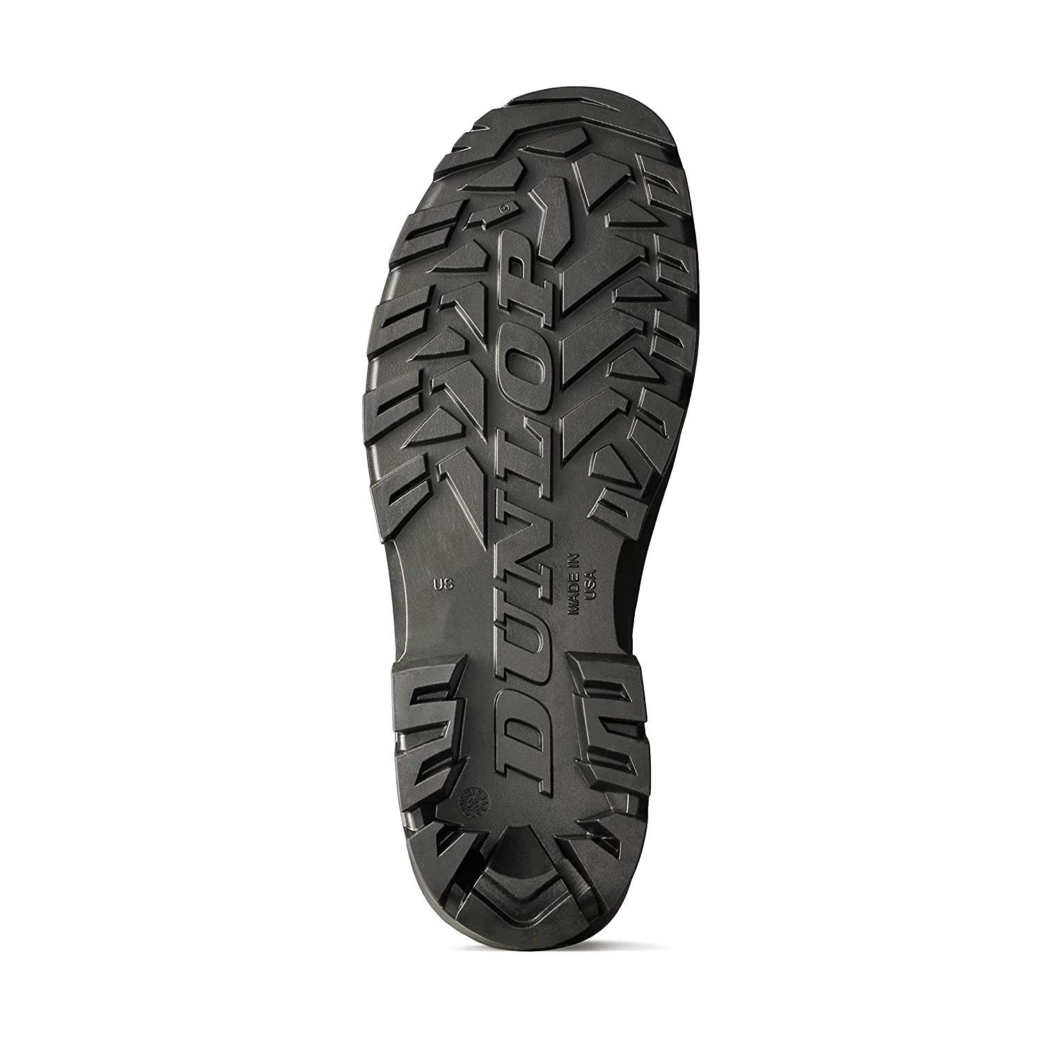 DUNLOP Protective Footwear, Chesapeake Plain Toe, 100% Waterproof, Lightweight and Durable PVC Boots, Slip Resistant, 8677577.14, Size 14 US, Black