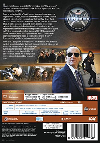 agents of shield - season 01 (6 dvd) box set dvd Italian Import