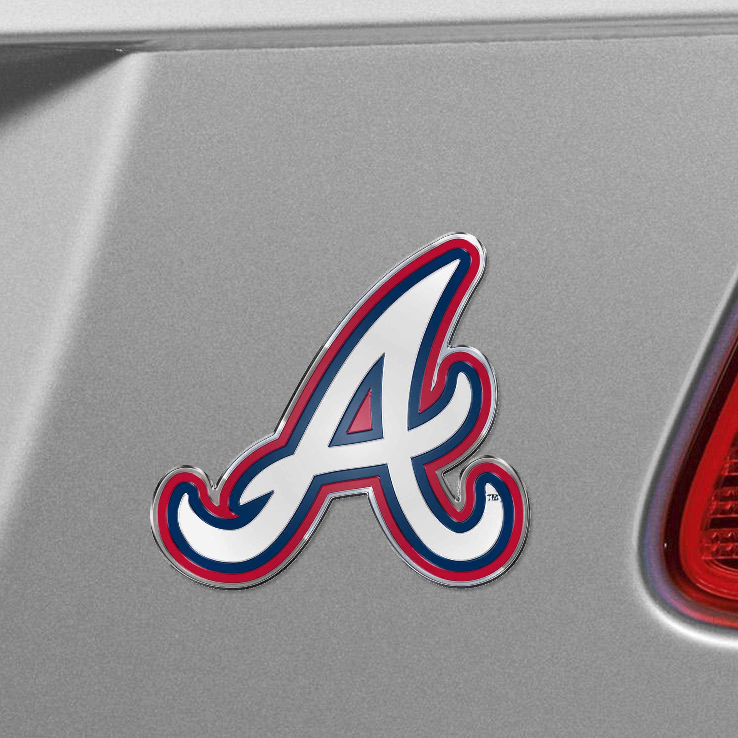FANMATS 60396 - MLB - Atlanta Braves Embossed Color Emblem | A Cap Logo