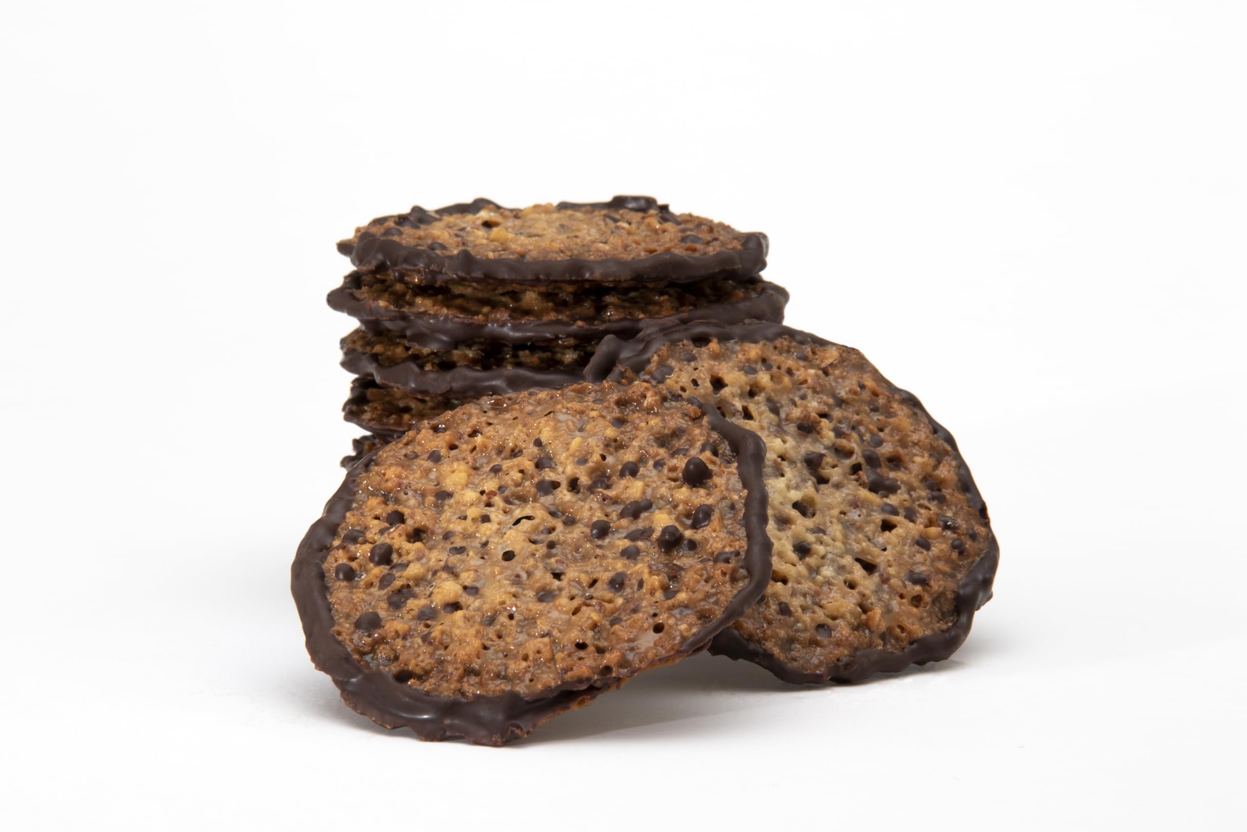 Desserts On Us, Inc. - Laceys Dark Chocolate Almond Toffee Wafer Cookies - 25 OZ