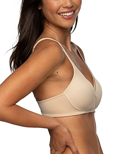 Vanity Fair Women's Body Caress Full Coverage Wirefree Bra 72335, Damask Neutral, 42B