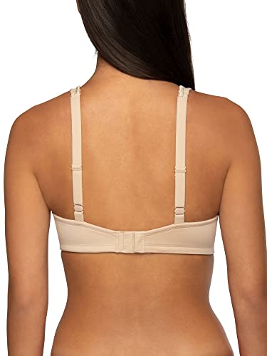 Vanity Fair Women's Body Caress Full Coverage Wirefree Bra 72335, Damask Neutral, 42B