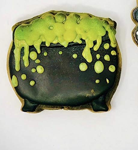 Halloween Witch Cauldron Cookie Cutter 3.5" Made in USA by Ann Clark