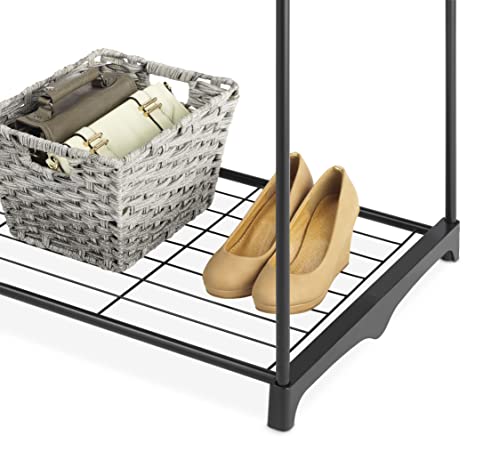 Whitmor Deluxe Double Rod Freestanding Closet Heavy Duty Storage Organizer
