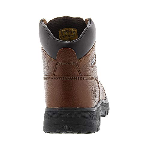 Skechers for Work Men's Workshire Relaxed Fit Work Steel Toe Boot,Brown,11 M US
