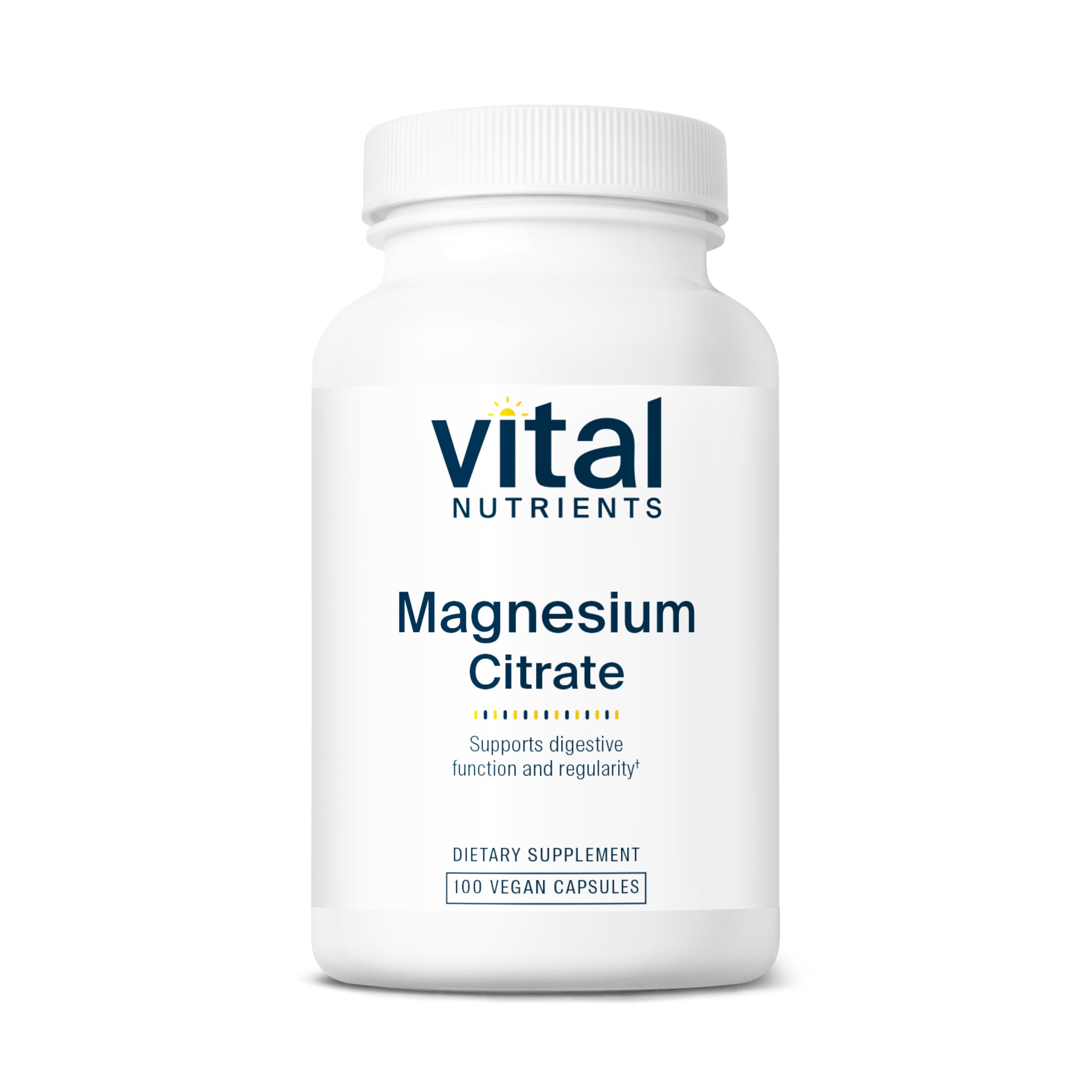 Vital Nutrients Magnesium Citrate 150mg | Promotes Relaxation | Supports Sleep, Bone, Heart, Muscle, Kidney, & Nerve Health* | Vegan Supplement | Gluten, Dairy, Soy Free | 100 Capsules