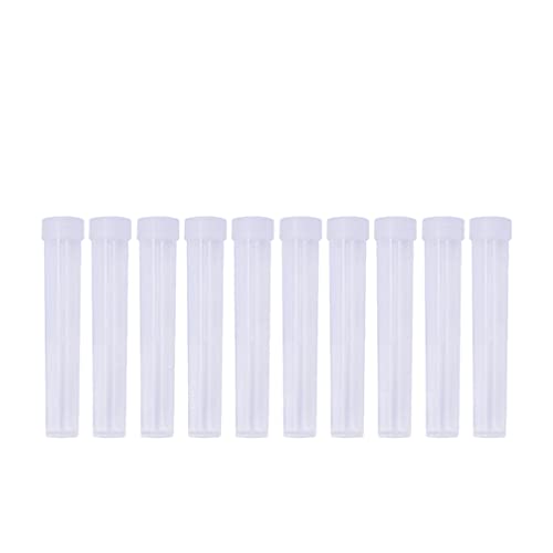 Embroidery Needle Tube Needle Tube Organizer Transparent Bottle Accessaries for Knitting Cross Embroidery Needle Accessories 10pcs ( 60 ) Plastic Needle Container