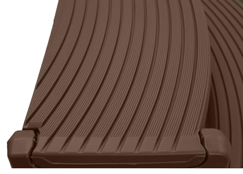 Confer Plastics Resin Multi Purpose Outdoor Non Slip Portable Spa and Hot Tub Handi-Step Deck Patio Steps Accessories, Espresso