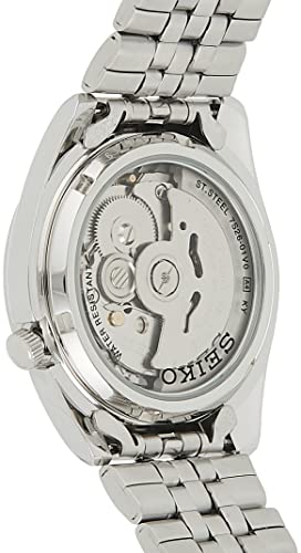 Seiko Men's SNK361 Stainless Steel Analog with Black Dial Watch