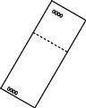 400 Label Outfitters® Pre Numbered Laser or Inkjet Printable Raffle, Event, or Other Tickets with Numbered Stub, White