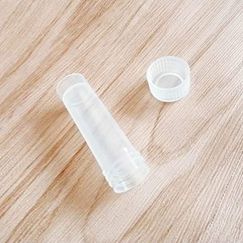 Embroidery Needle Tube Needle Tube Organizer Transparent Bottle Accessaries for Knitting Cross Embroidery Needle Accessories 10pcs ( 60 ) Plastic Needle Container