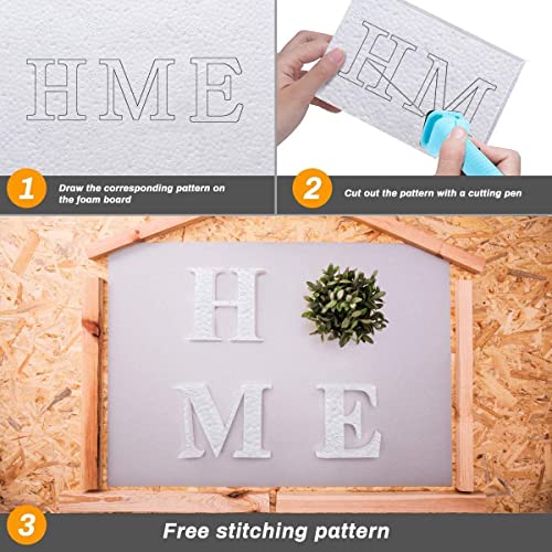 Electric Hot Knife Foam Cutter, Vickes Cutting Hot Pen Hot Wire Cutter 15W Electric Foam Cutting Machine Pen 10CM Styrofoam Cutter Heat Cutting Tool Kit
