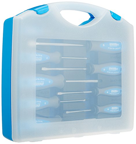 Unior 607PB9TBI 2362021000 TBI Screwdriver Set in Plastic Case, Blue, 10 x 10 x 5 cm