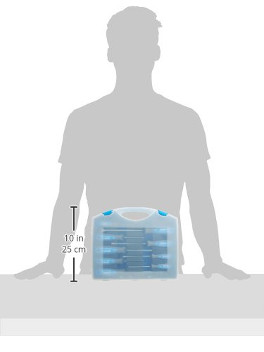 Unior 607PB9TBI 2362021000 TBI Screwdriver Set in Plastic Case, Blue, 10 x 10 x 5 cm