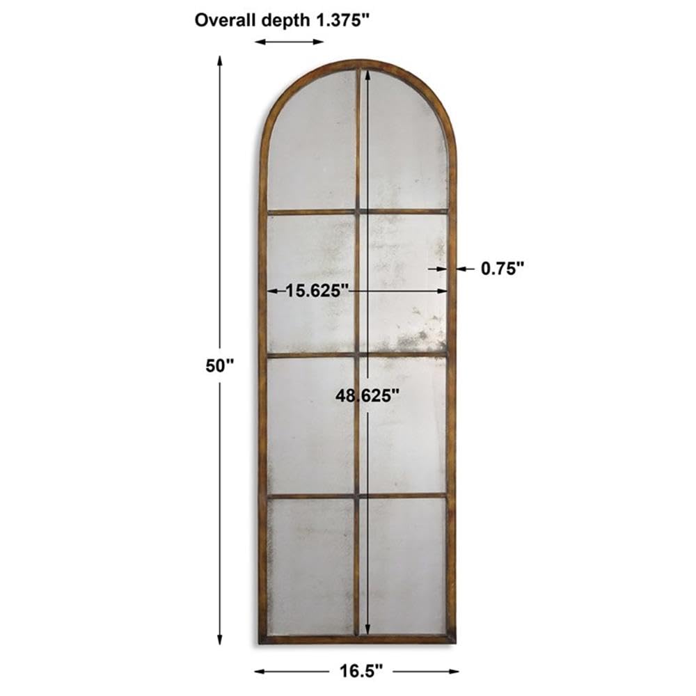 Amiel - Arch Mirror Frame - 16.5 inches wide by 1.38 inches deep