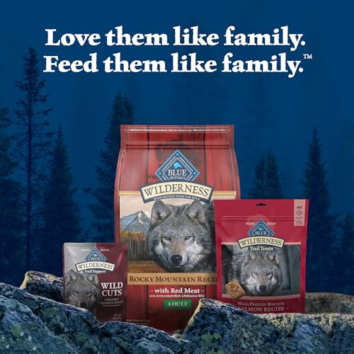 Blue Buffalo Wilderness Trail Toppers Wild Cuts Natural High-Protein Dog Wet Food, Salmon Bites in Hearty Gravy, 3-oz Pouch, 24 Count