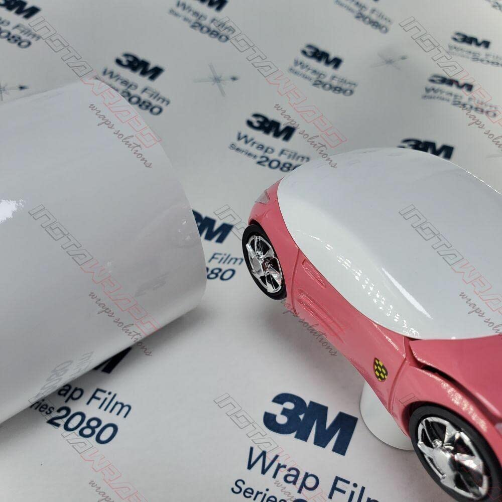 3M 2080 G10 Gloss White 60in x 12in (5 Sq/ft) Car Wrap Vinyl Film