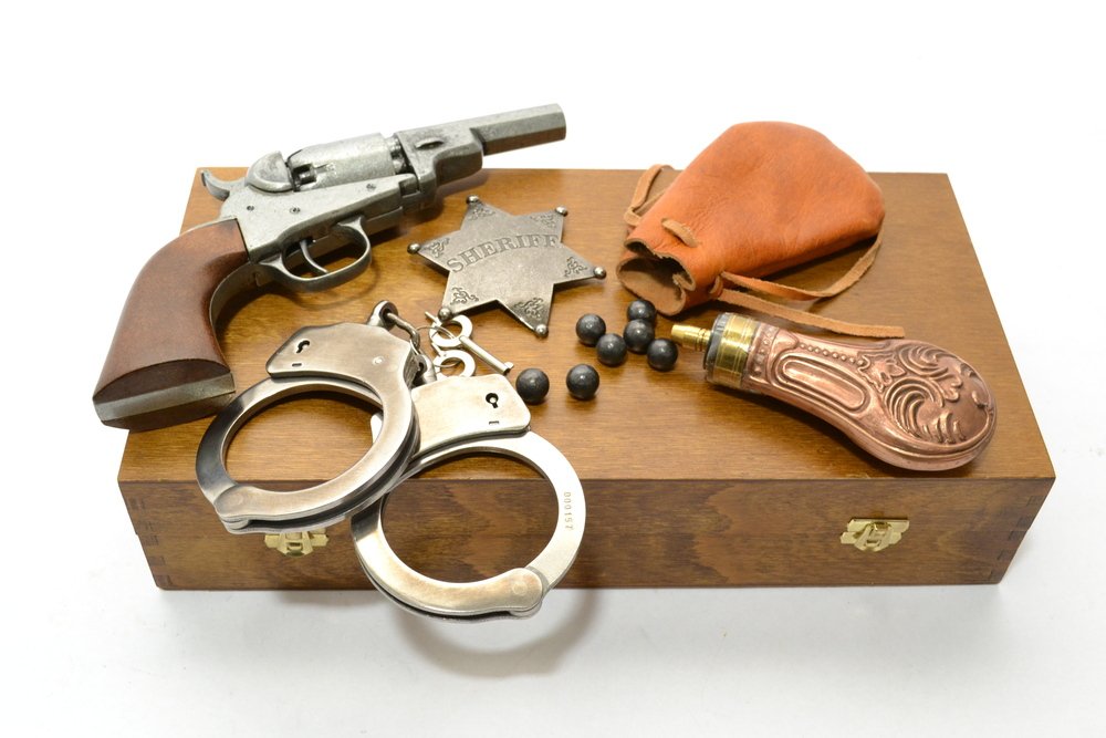 M1849 Pocket Old West Revolver Non Firing Replica Gun