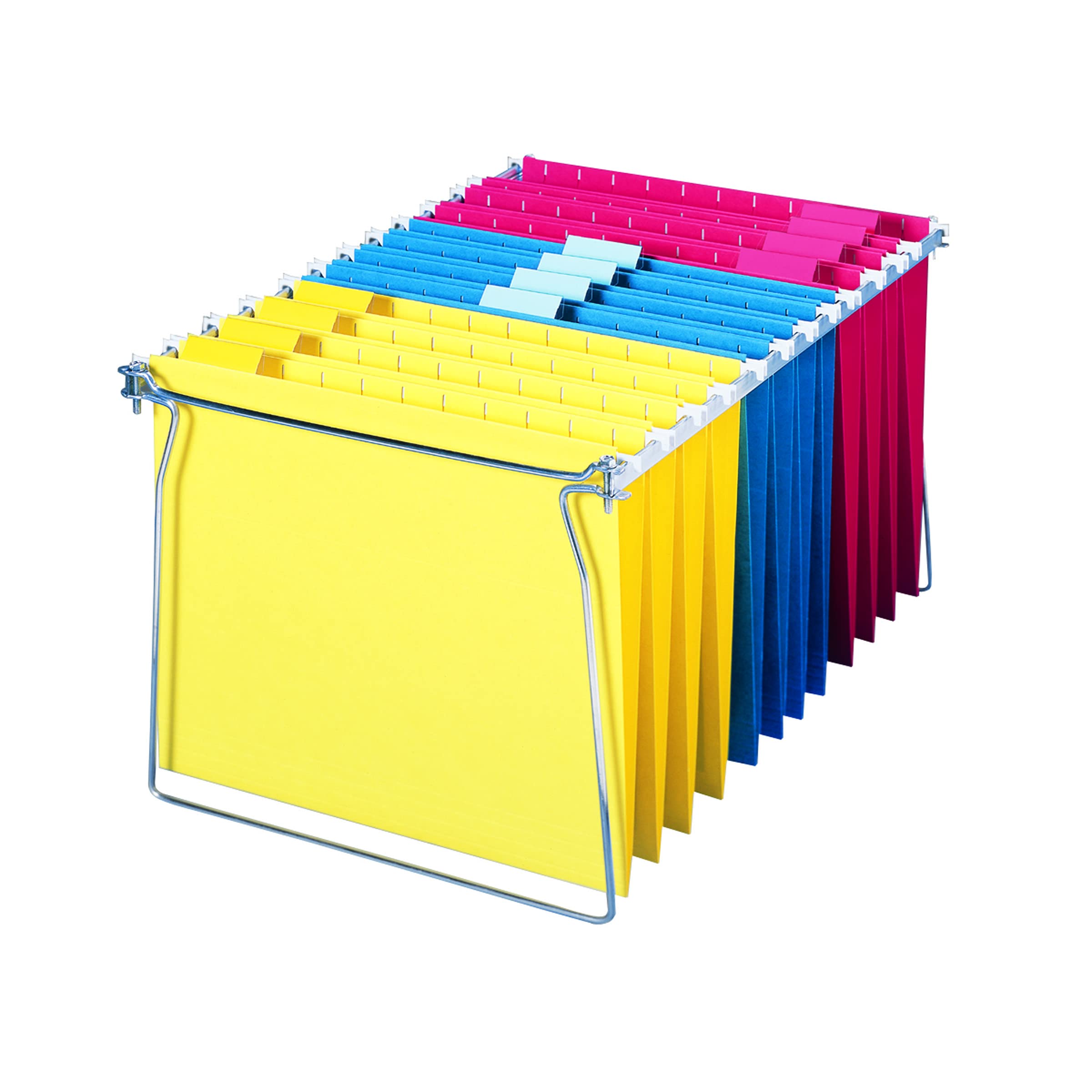 Smead Steel Hanging File Folder Frame, Letter Size, Gray, 2 per Pack (64870)