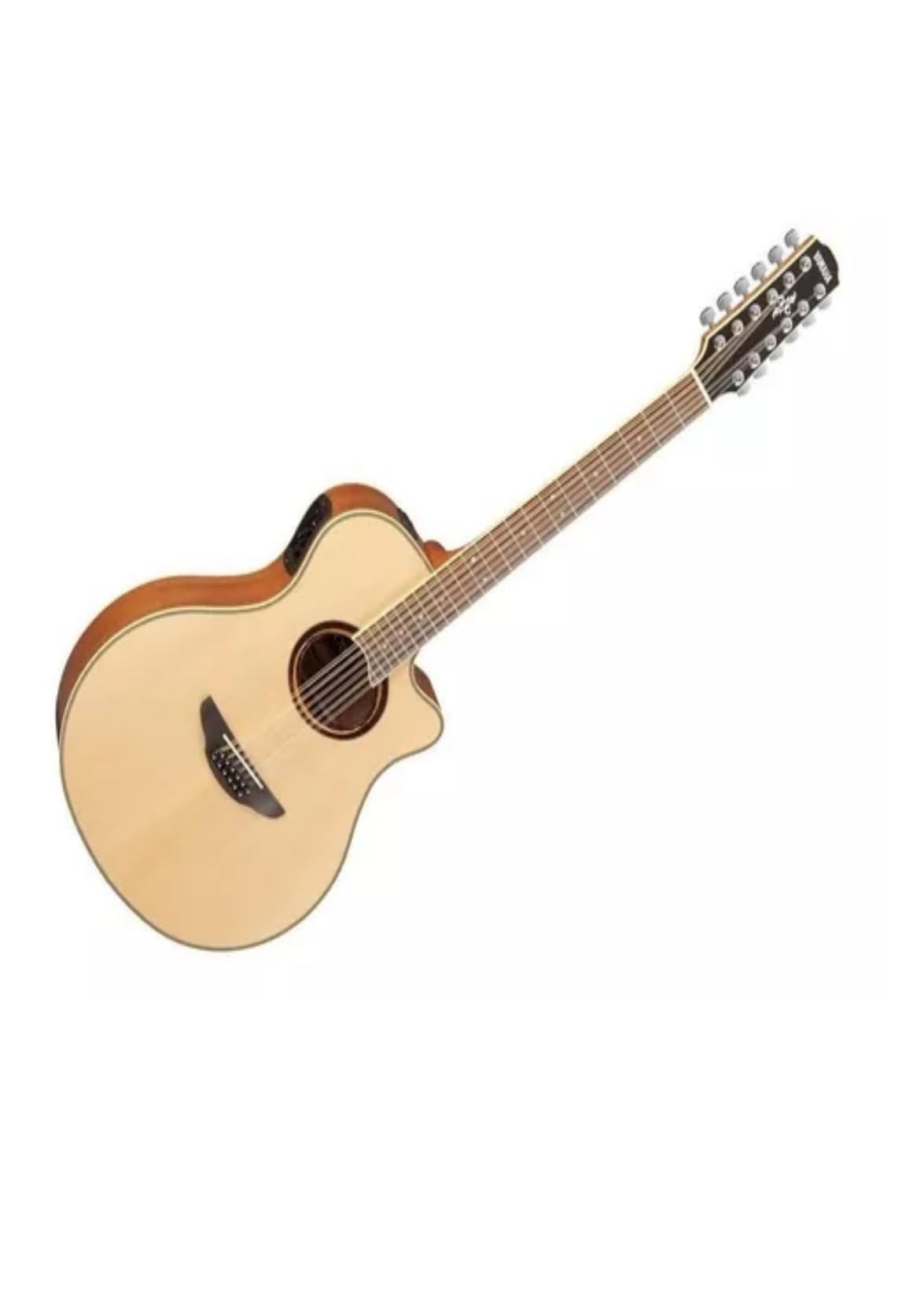 Yamaha APX700II-12 12-String Thinline Cutaway Acoustic-Electric Guitar - Natural