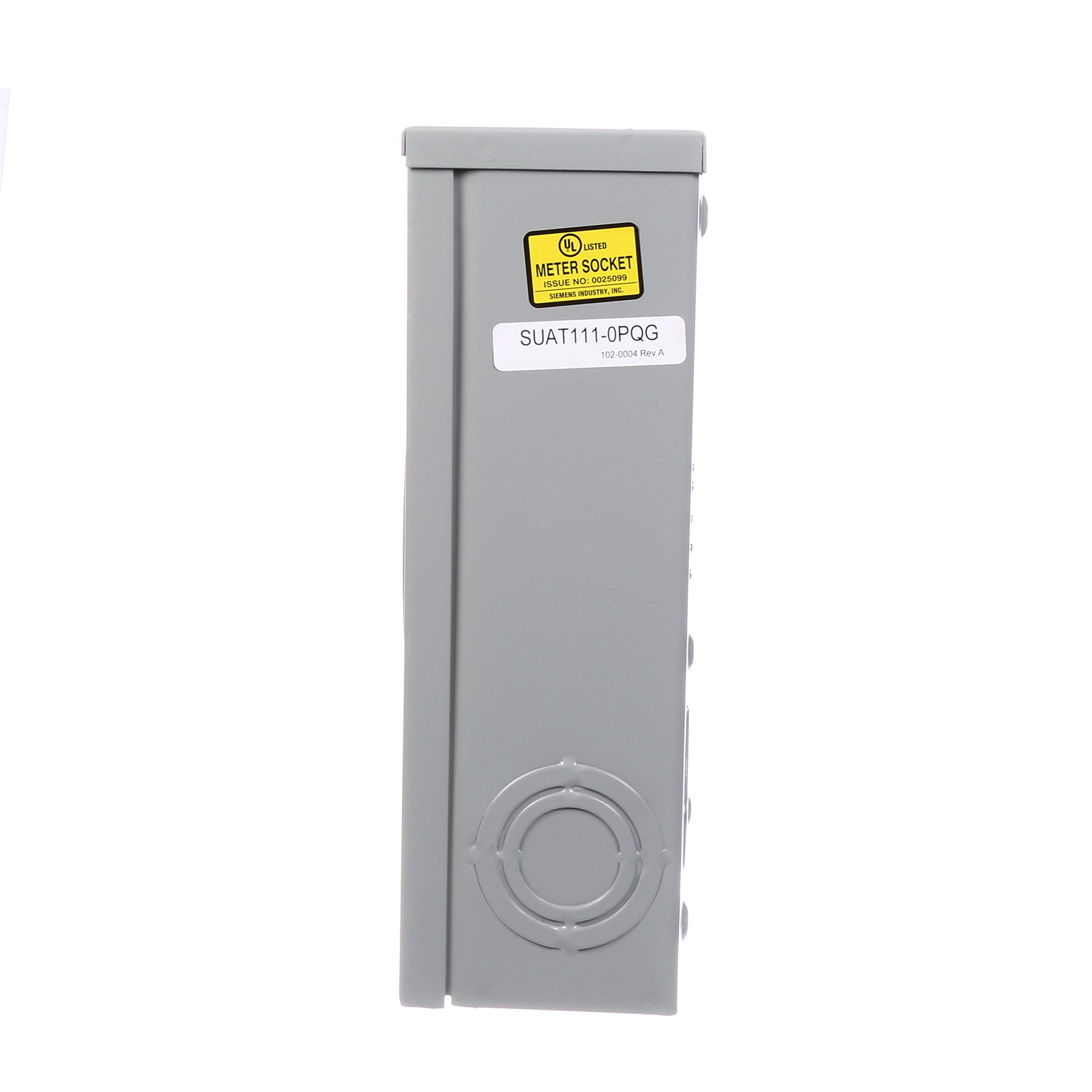 Siemens SUAT111-0PQG 135-Amp, 4 Jaw, Ringless Cover, Horn Bypass, Overhead And Underground Feed, Meter Socket