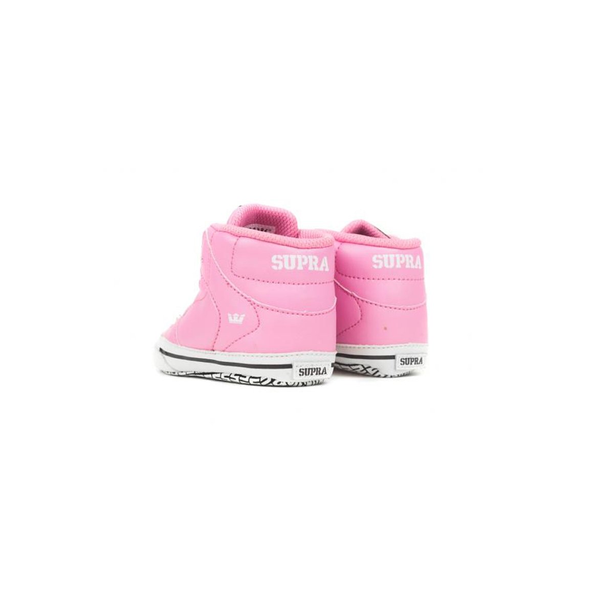 Supra Crib Vaider Size 4 Pink-White Skate Shoes