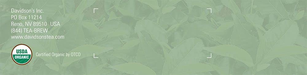Davidson's Organics, Decaffeinated English Breakfast, 100-count Unwrapped Tea Bags