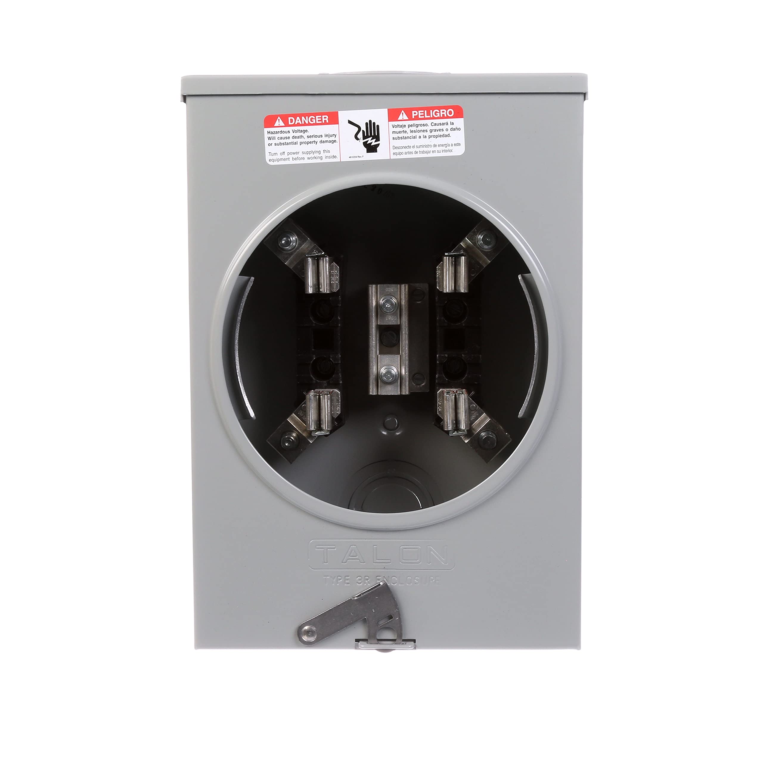 Siemens SUAT111-0G 135-Amp, 4 Jaw, Ringless Cover, Overhead And Underground Feed, Meter Socket