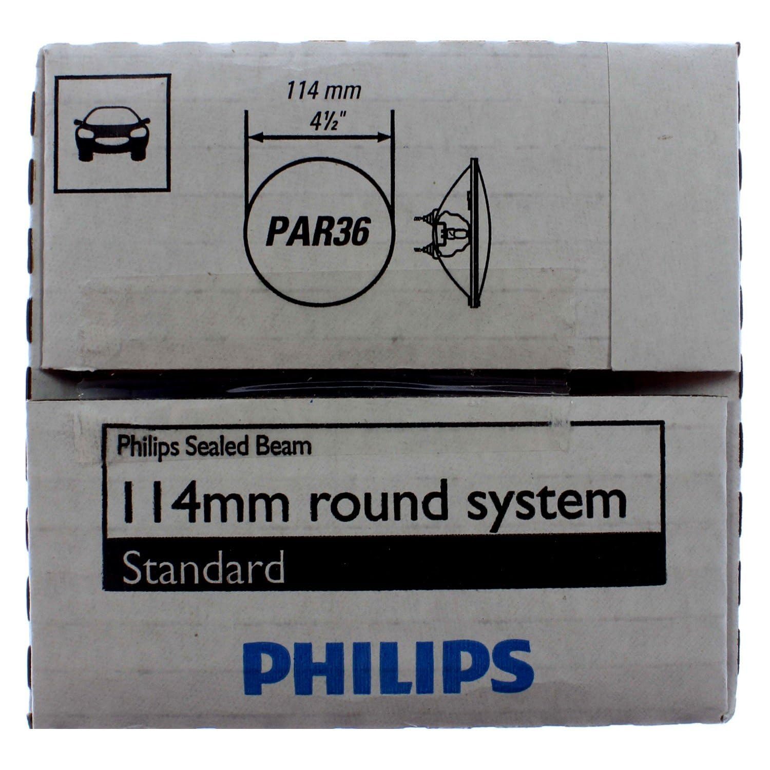 Philips 4411C1 Standard Incandescent Sealed Beam headlamp, 1 Pack